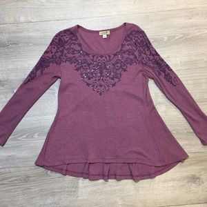 ONE WORLD | Tops | One World Beaded Tunic | Poshmark